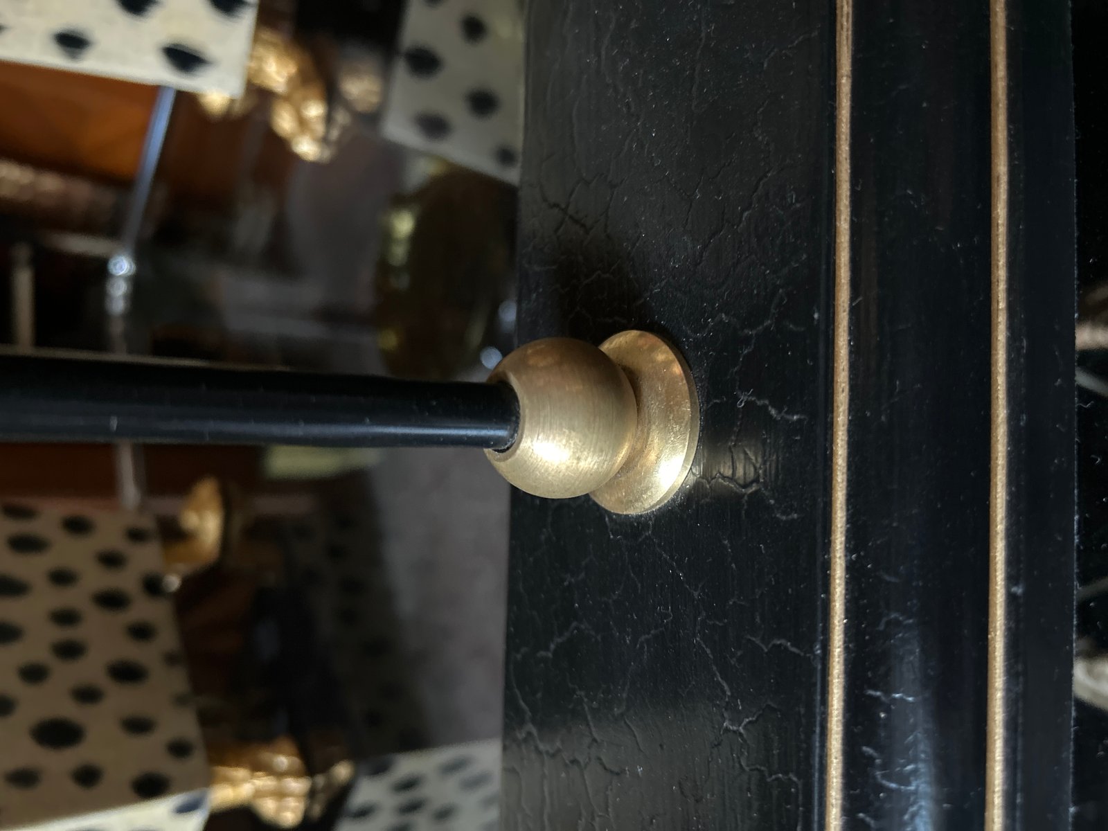 Lamp with Leopard-Print Metal Lampshade by Gand & C for sale at Pamono