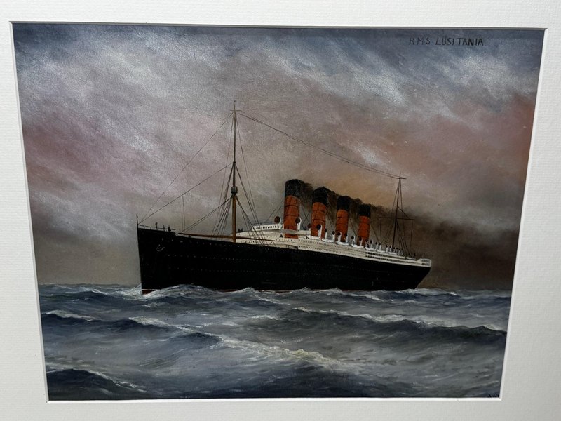 RMS Lusitania Cunard Line Captain William Turner Before Being Sunk ...