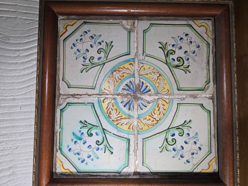 Antique Framed Talavera Tiles, 1650 for sale at Pamono