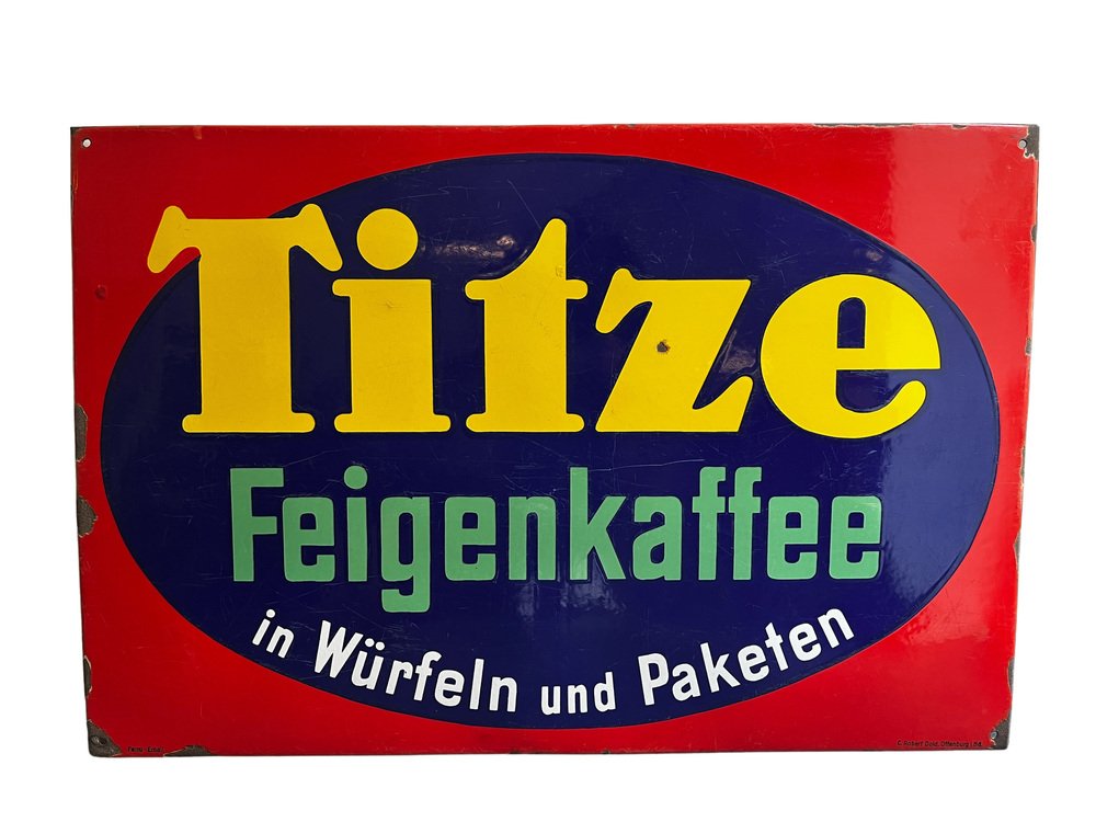 Vintage Advertising Board, 1940s for sale at Pamono