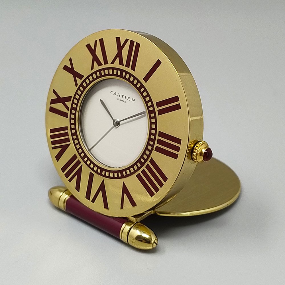 Alarm Clock Pendulette by Cartier, 1990s for sale at Pamono