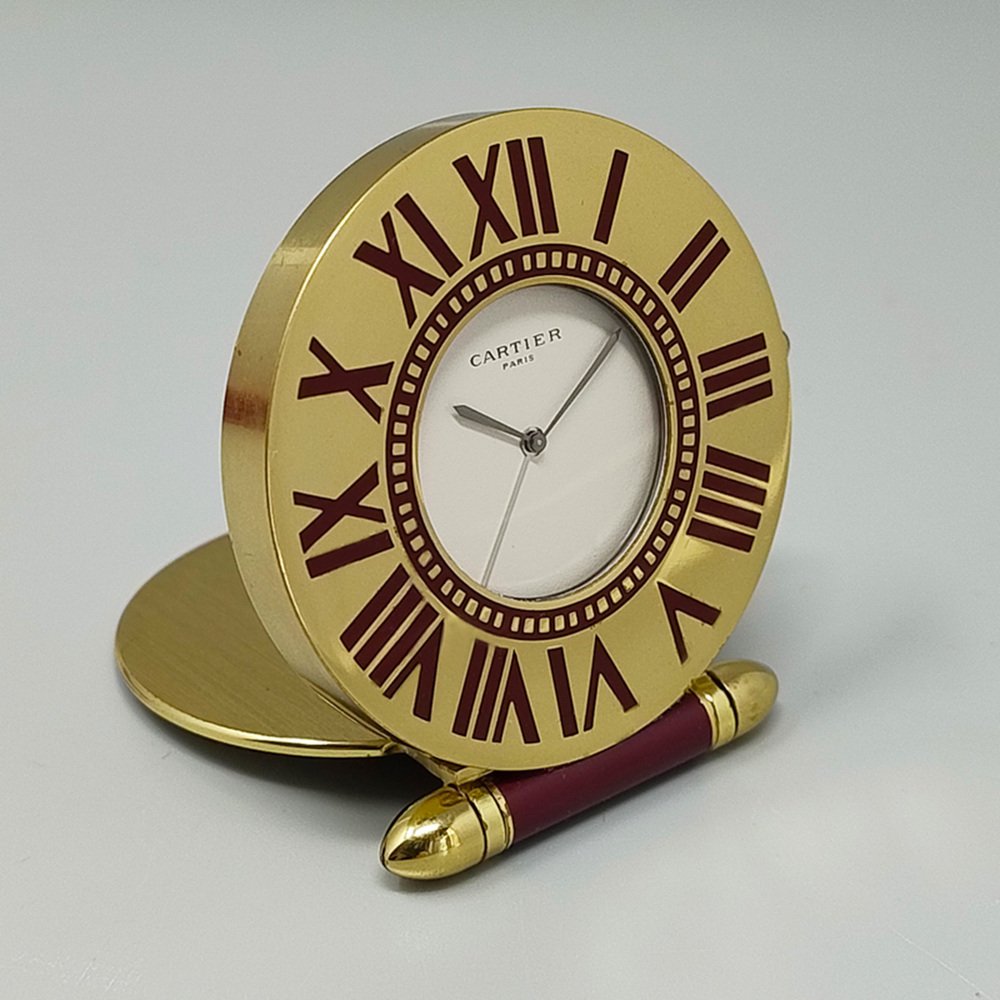 Alarm Clock Pendulette by Cartier, 1990s for sale at Pamono