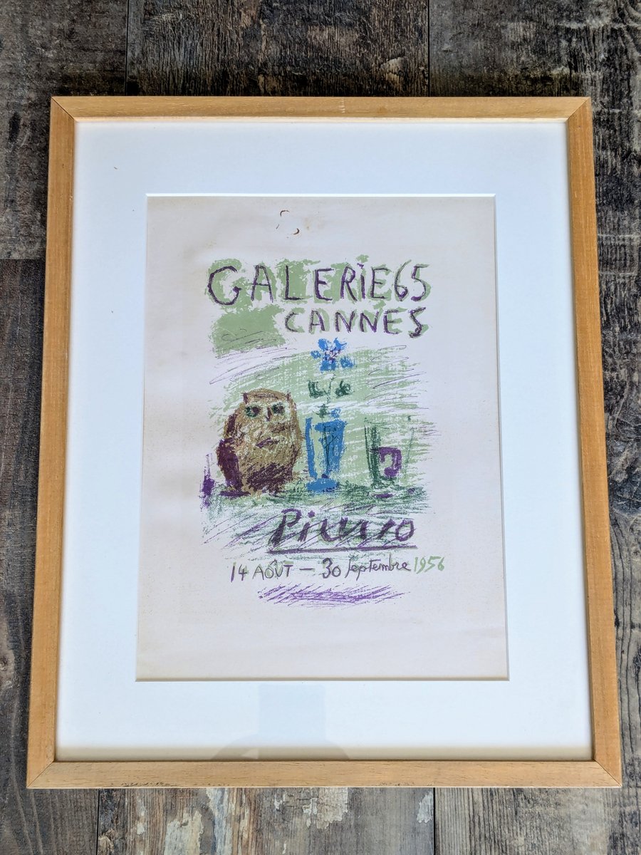 Pablo Picasso, Composition, Original Color Lithograph, 1959 for sale at ...