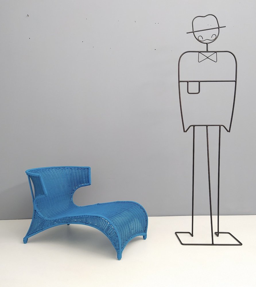 Sky Blue Low Lounge Chair by Monika Mudler for Ikea, 2001 for sale at ...