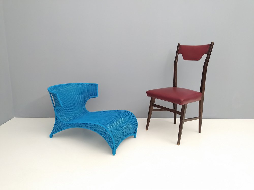 Sky Blue Low Lounge Chair by Monika Mudler for Ikea, 2001 for sale at ...