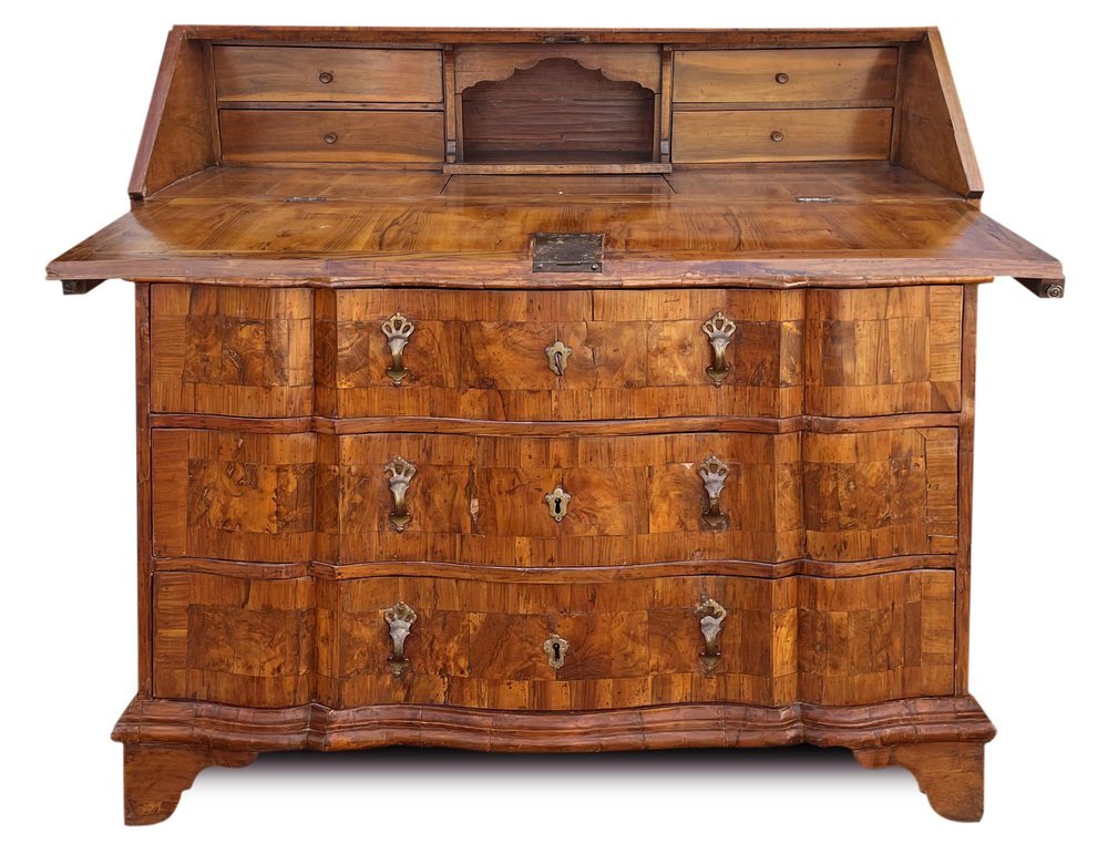 Venetian Louis XV Walnut Office Secretary for sale at Pamono