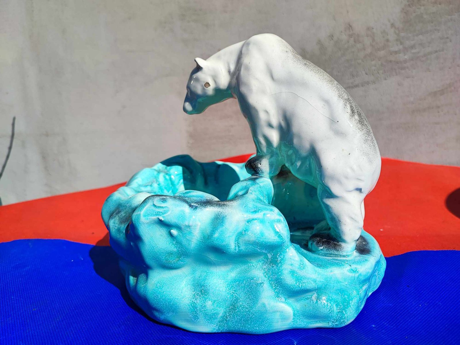 Platter with Polar Bear by Urbach Ditmar, 1930s for sale at Pamono