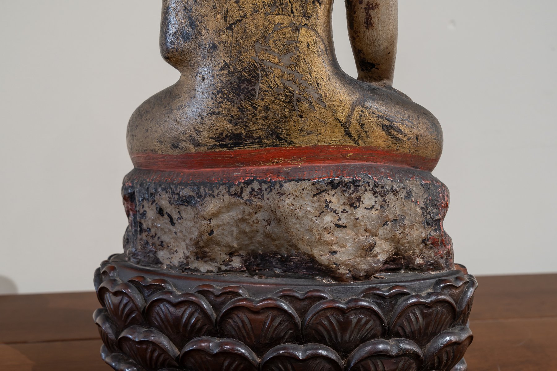 Burmese Artist, Buddha Sculpture, 1700s, Alabaster & Wood for sale at ...
