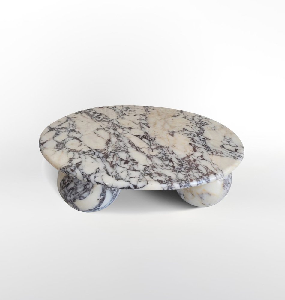 Viola Veined Sphere Ball Leg Coffee Table by My Habitat Design for sale ...