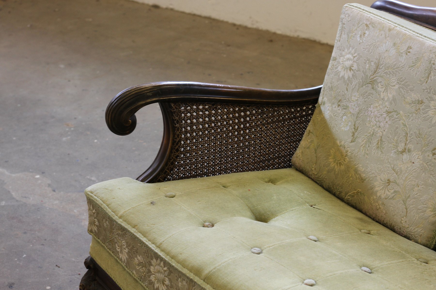 French Style Bergere Sofa, Denmark, 1900s for sale at Pamono