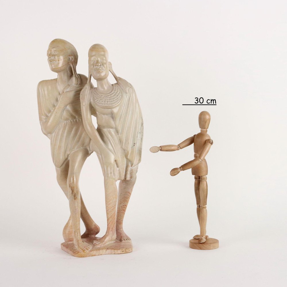 20th Century Modern African Sculpture in Stone for sale at Pamono