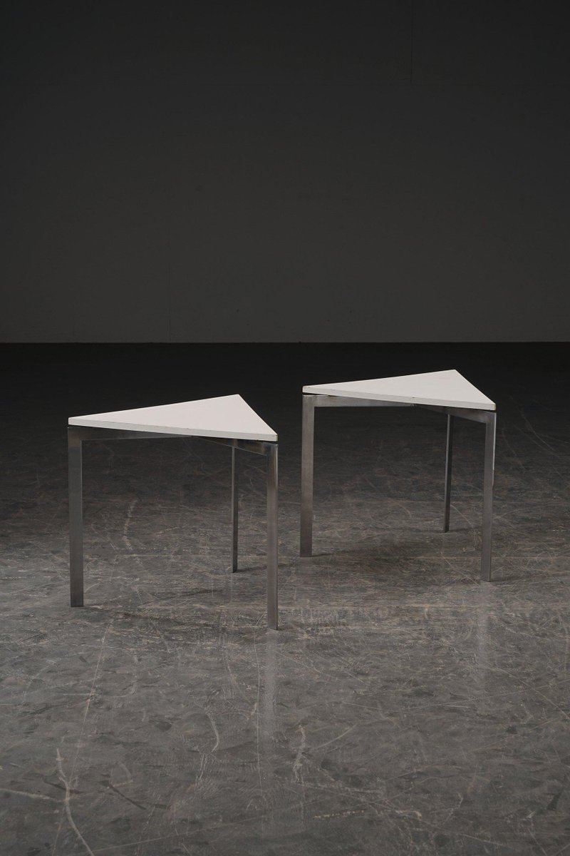 Modern Side Tables by Wim Den Boon, 1890s, Set of 2 for sale at Pamono