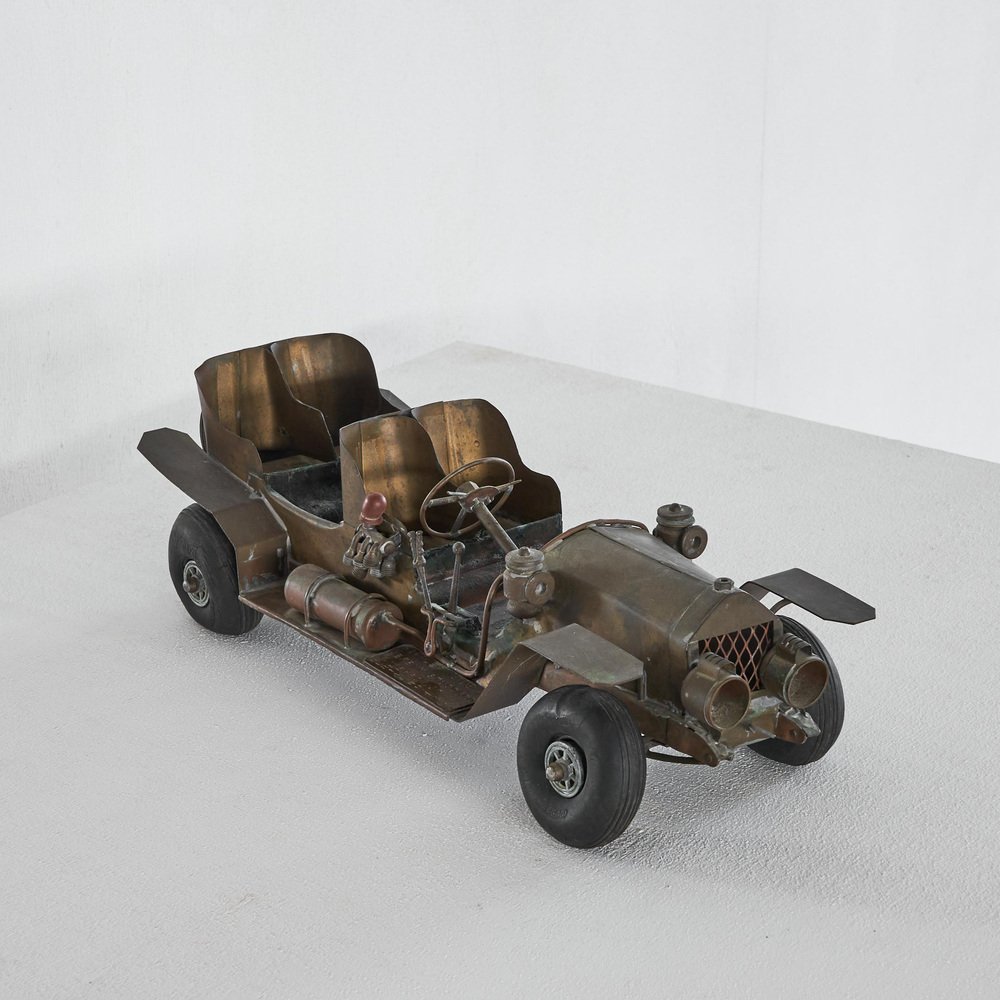 Folk Art Handmade Simplex Model Car in Copper and Brass, 1940s for sale ...