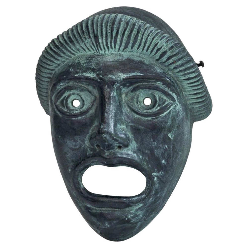 Mid-Century Greek Decorative Mask from Limburg, 1960s for sale at Pamono