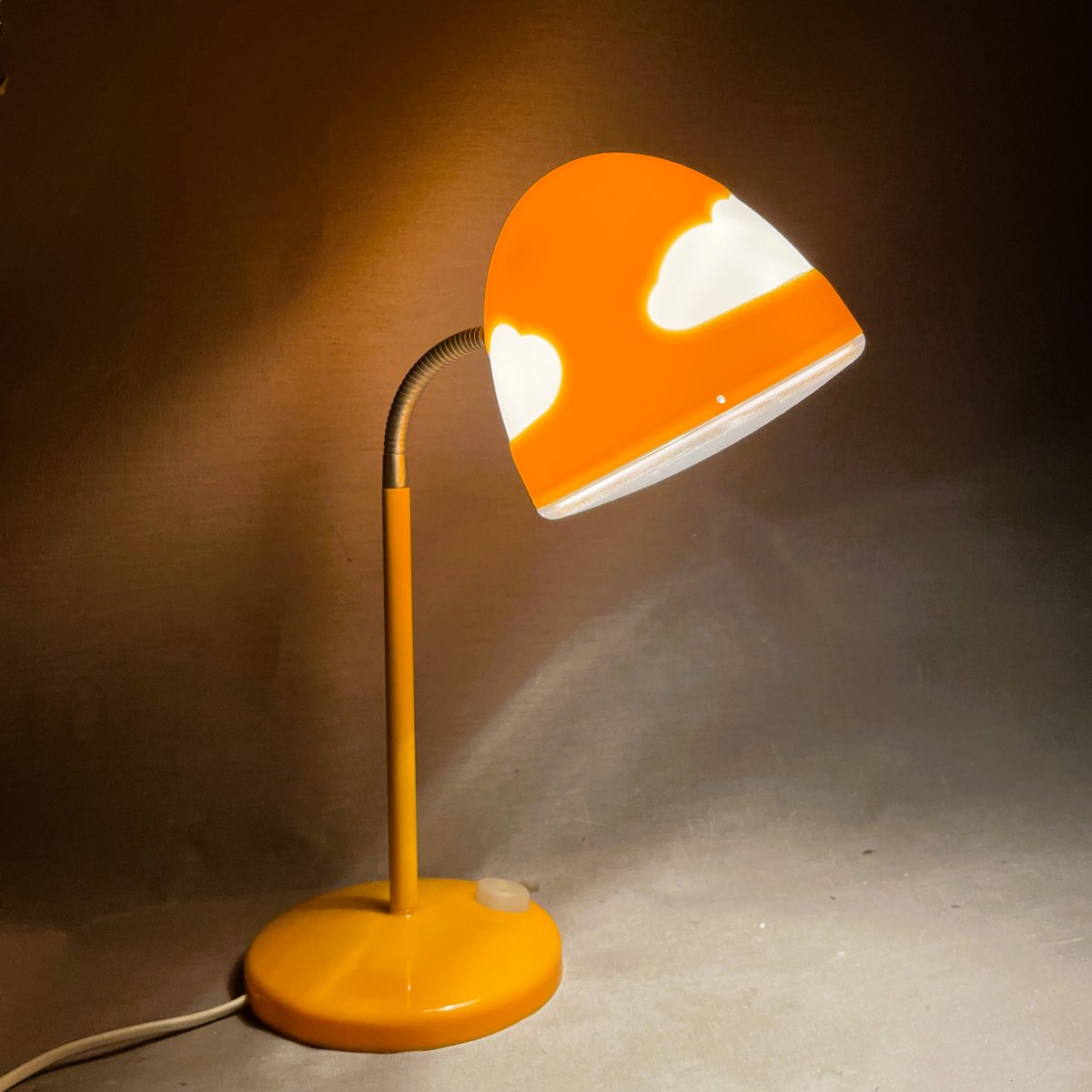 Gooseneck Orange Table Lamp by Henrik Preutz for Ikea, 1990s for sale ...