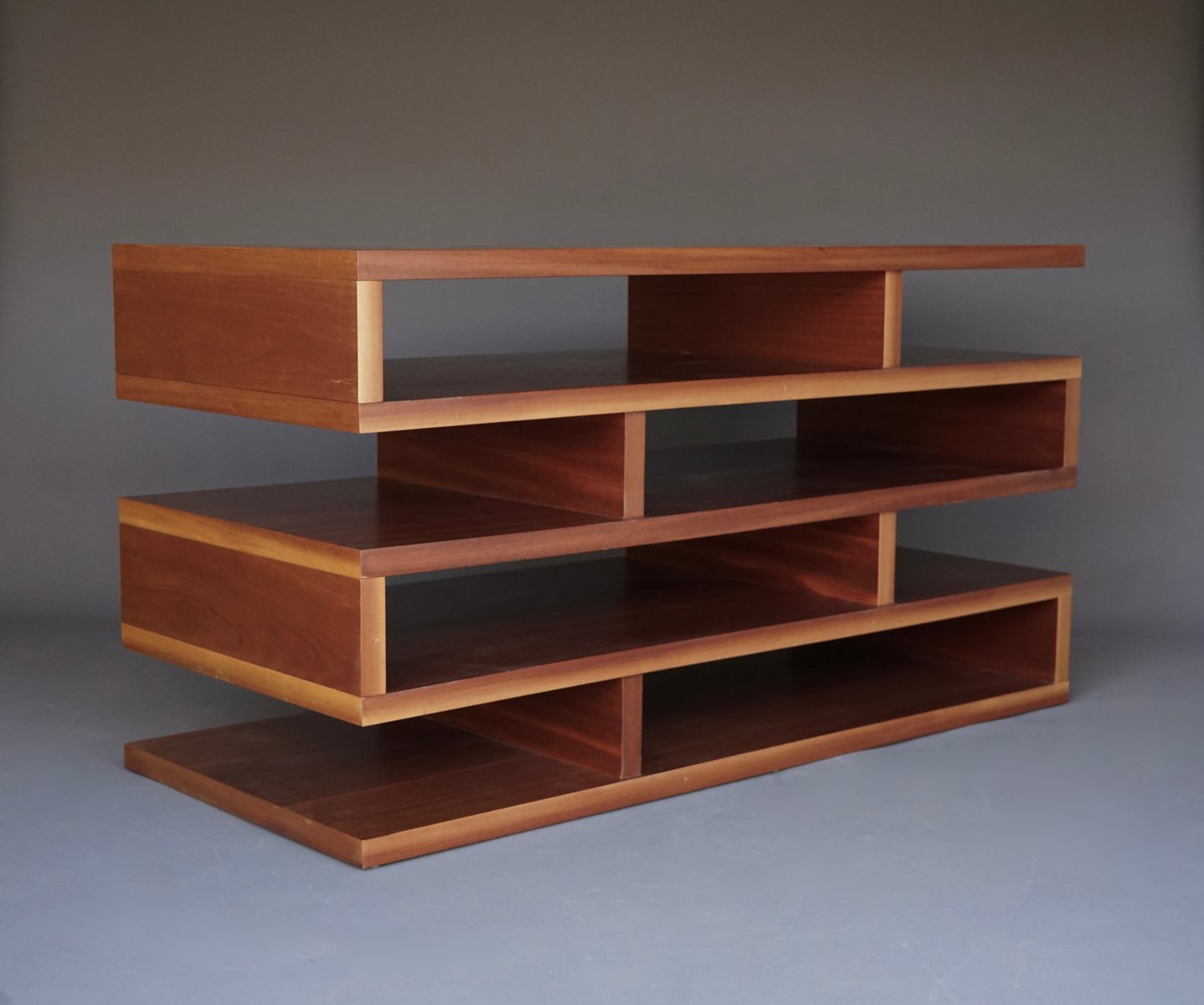 Teak Storage Shelving Cabinet, Italy, 1960s for sale at Pamono