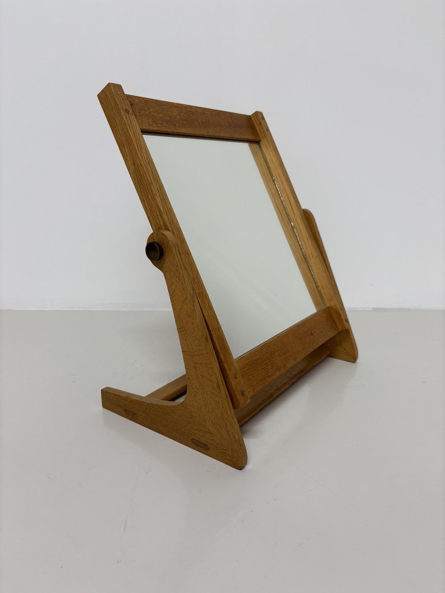 Adjustable Table Mirror in Oak by Per Argen for Nybrofabriken, Fröseke ...