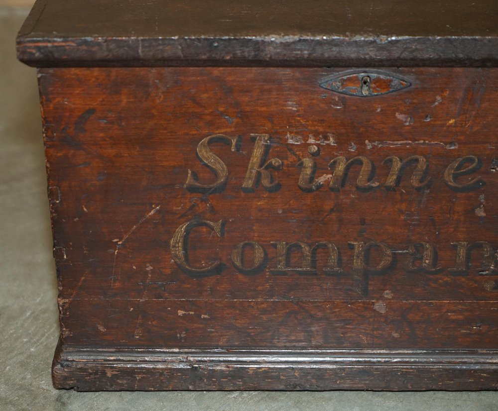Antique Victorian Campaign Chest for sale at Pamono