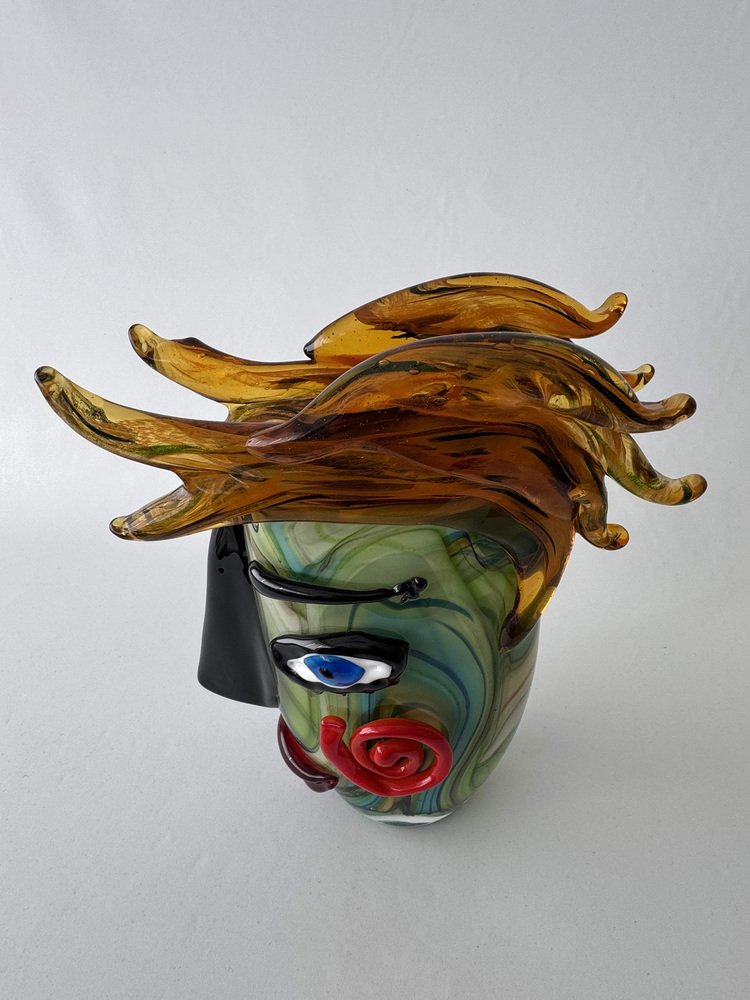 Picasso Face by Mario Badioli, 1980s for sale at Pamono