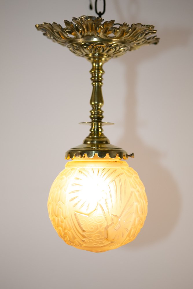 Ceiling Light from Muller Freres Luneville, France, 1930s for sale at ...