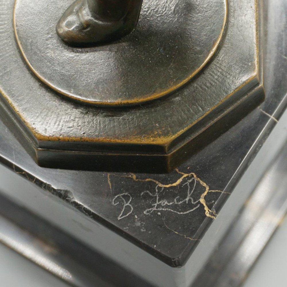 Bruno Zach, Art Deco High Kick Sculpture, 1920s-1940s, Bronze for sale ...