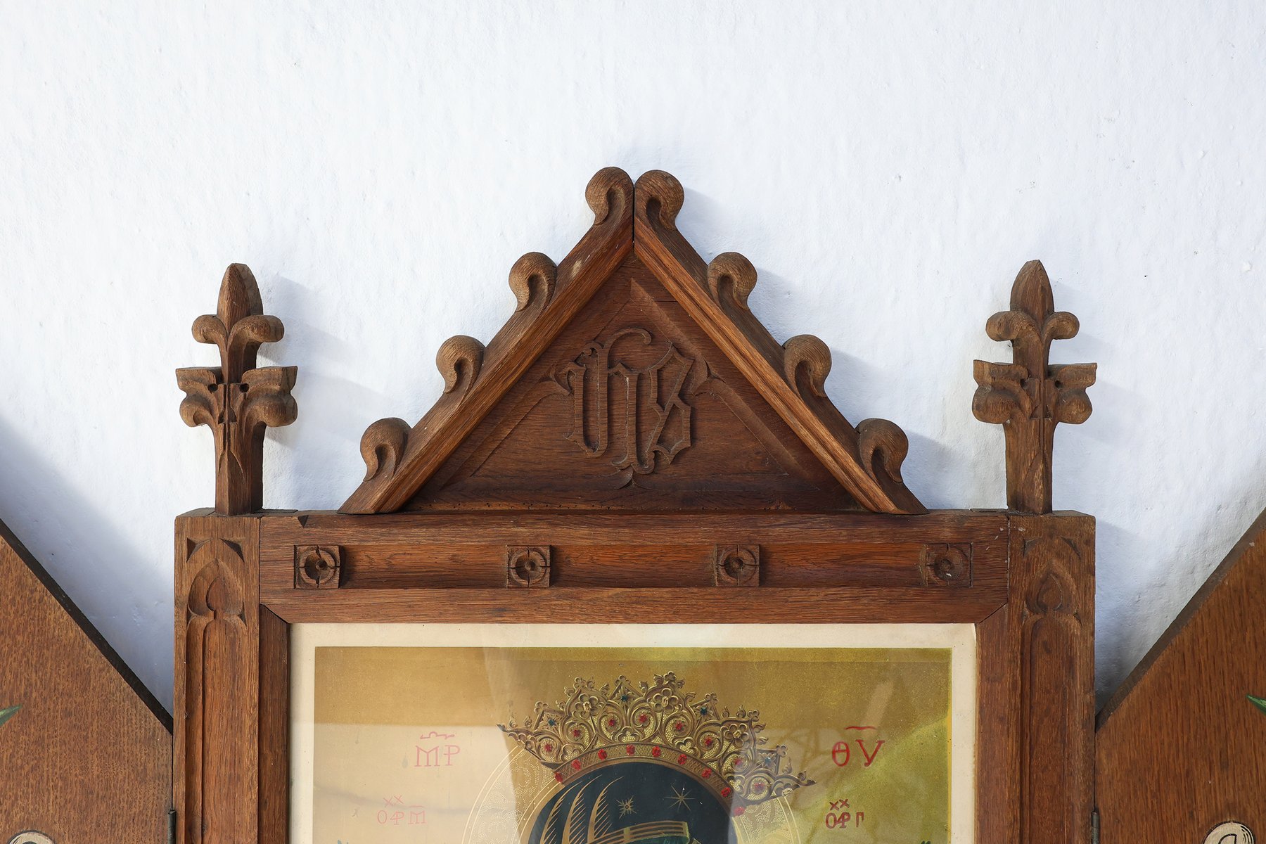 Neo-Gothic Religious Triptych of Mary of Perpetual Help, 1890s-1910s ...