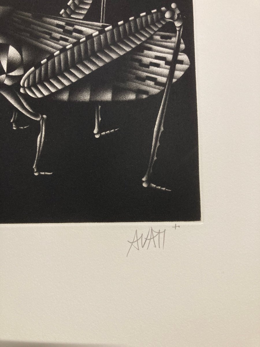 Mario Avati, Cricket, 1970, Mezzotint Print for sale at Pamono