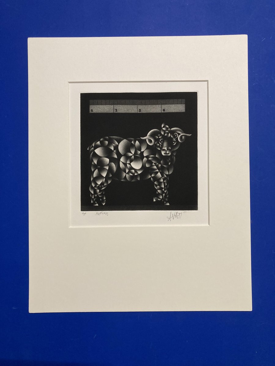 Mario Avati, Merino, 1970, Mezzotint Print for sale at Pamono