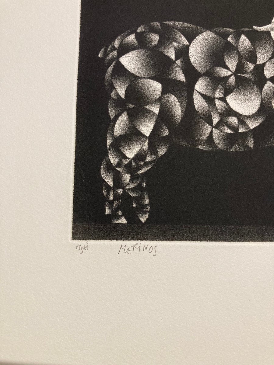 Mario Avati, Merino, 1970, Mezzotint Print for sale at Pamono