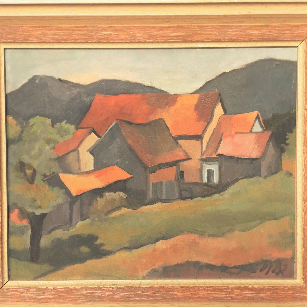 Albert Rieger, Oberes Geistal, 1974, Oil on Canvas for sale at Pamono
