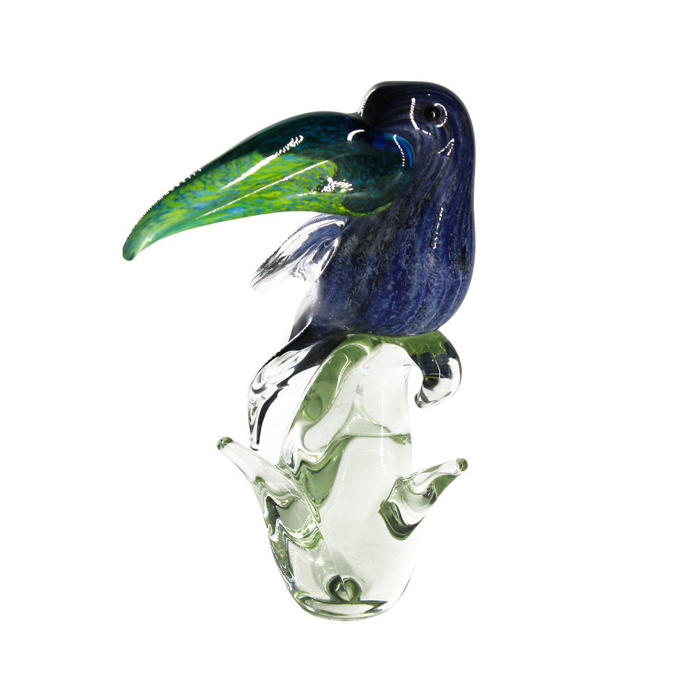 Murano Glass Toucan Sculpture by MadeForSoul for sale at Pamono