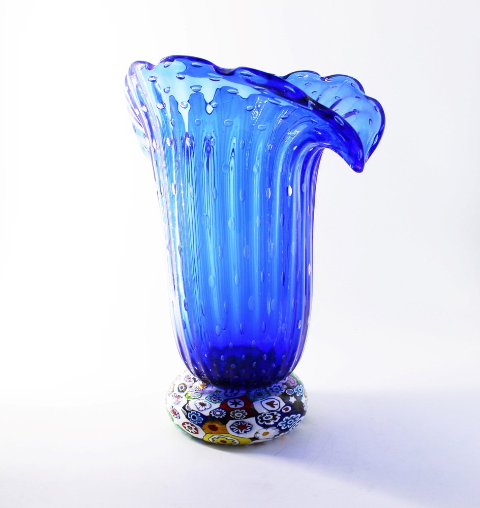 Murano Glass Cornucopia Vase from MadeForSoul for sale at Pamono