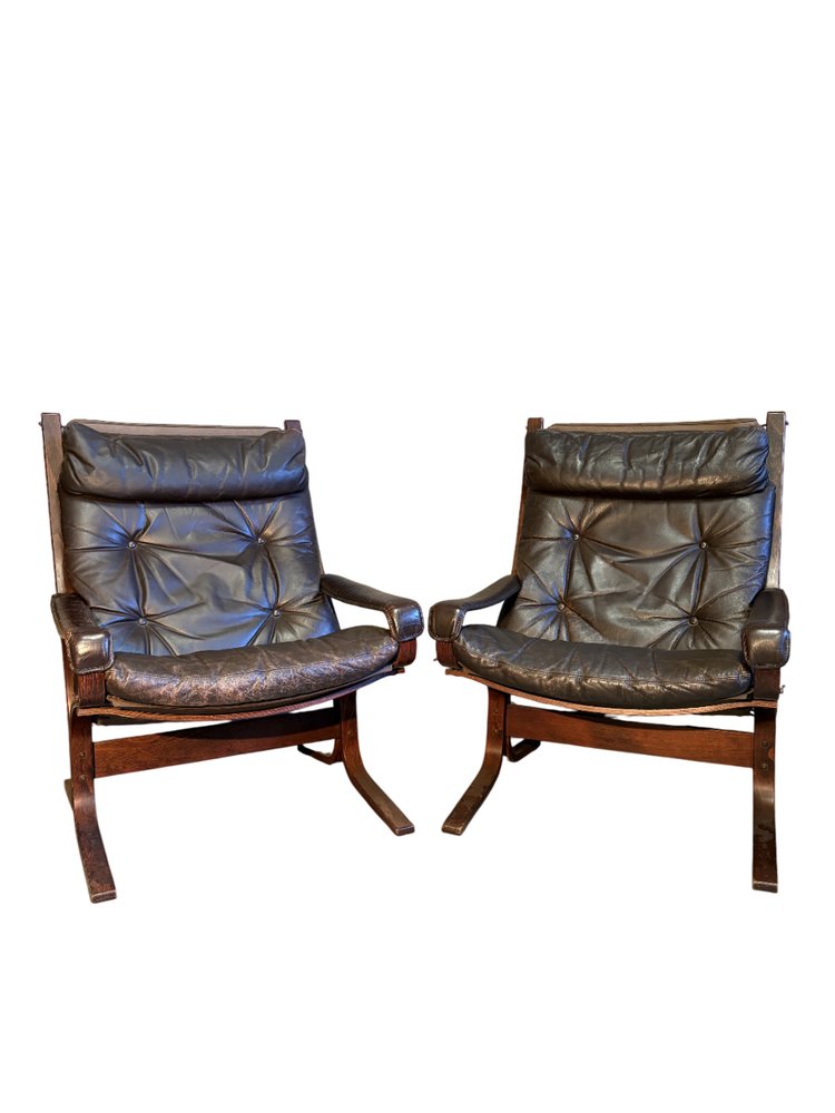 Siesta Armchairs attributed to Ingmar Relling, Set of 2 for sale at Pamono