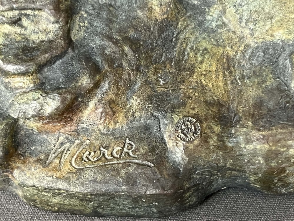 Bronze Sculpture by Wilhelm Zwick, 1890s for sale at Pamono