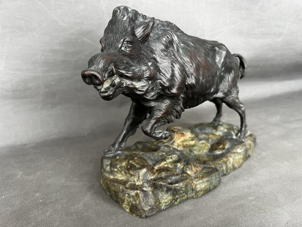 Bronze Sculpture by Wilhelm Zwick, 1890s for sale at Pamono