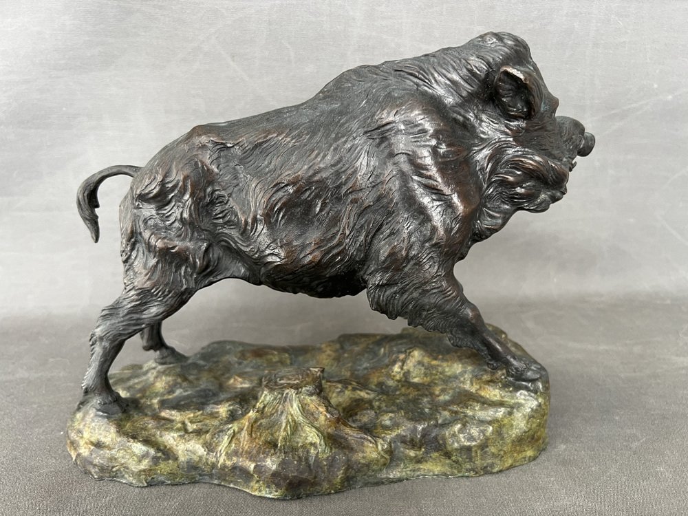 Bronze Sculpture by Wilhelm Zwick, 1890s for sale at Pamono