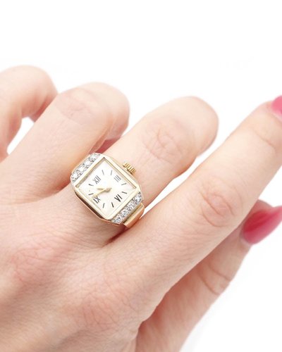 French Tank Watch Ring for sale at Pamono
