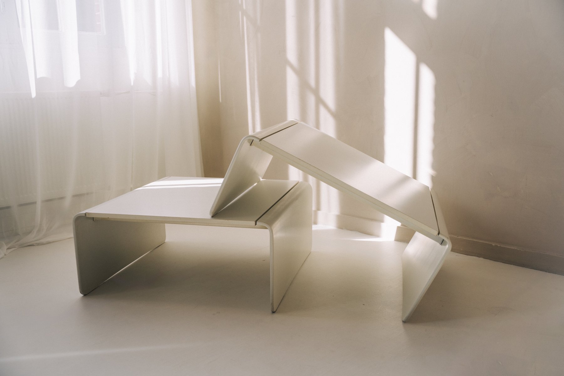 Mid-Century Orbis Coffee Tables by Luigi Colani for Cor, 1960s, Set of ...