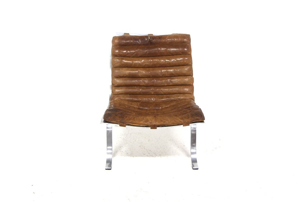 Ari Lounge Chair in Leather by Arne Norell, Sweden, 1960s for sale at ...