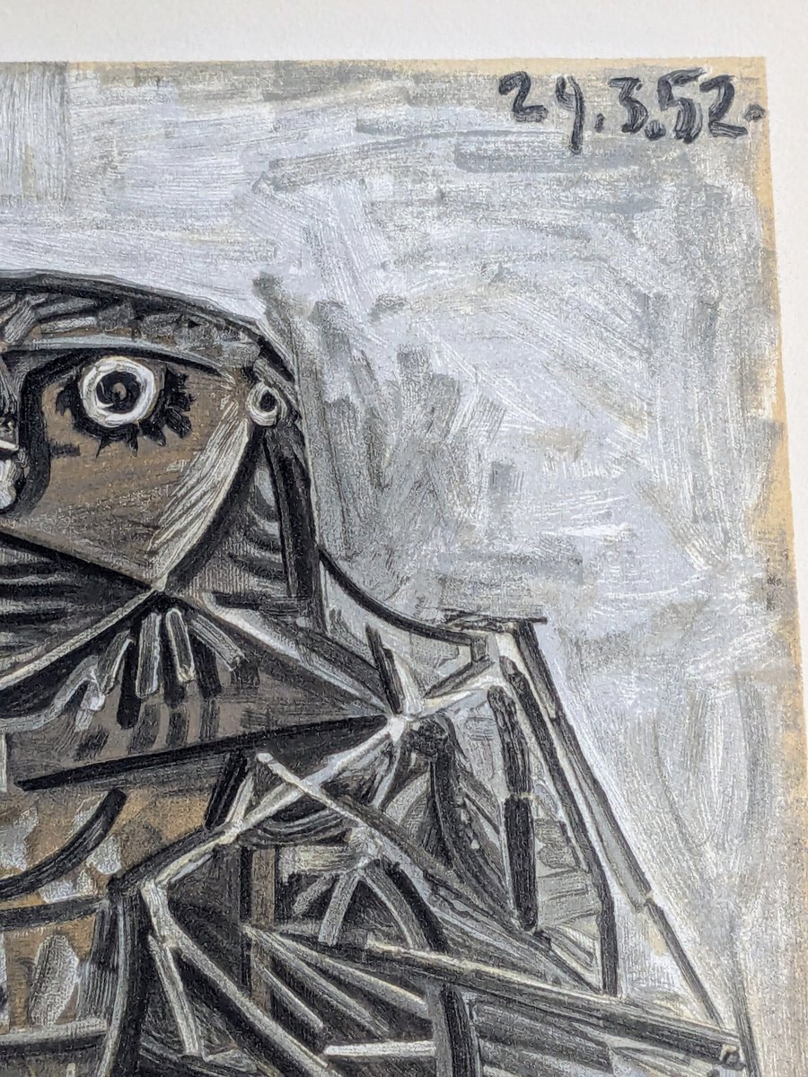 Pablo Picasso, The Owl, Limited Edition Photolithograph, 1954 for sale ...