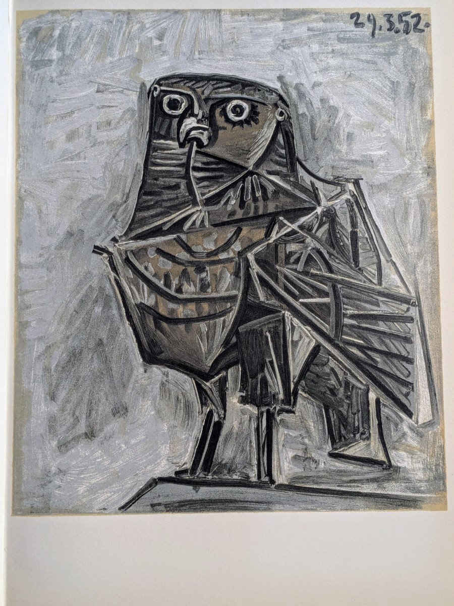 Pablo Picasso, The Owl, Limited Edition Photolithograph, 1954 for sale ...