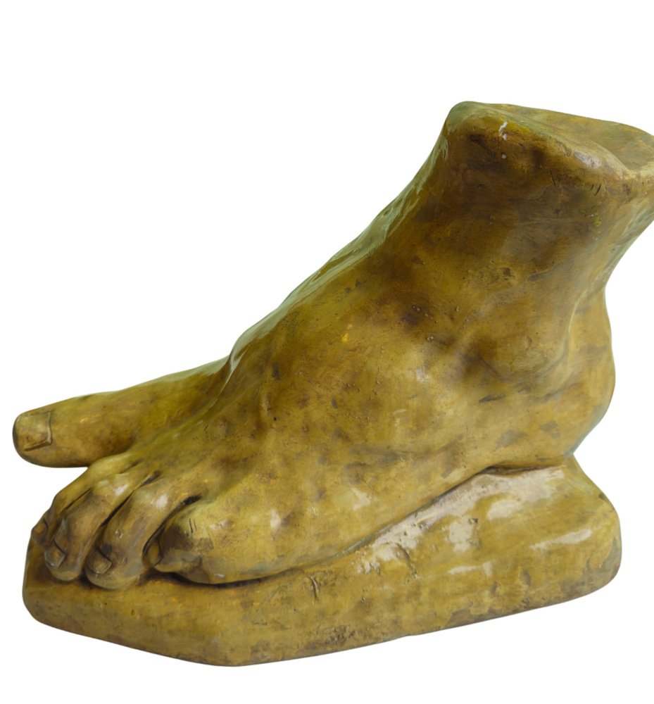 Plaster Foot Sculpture, 1920s for sale at Pamono
