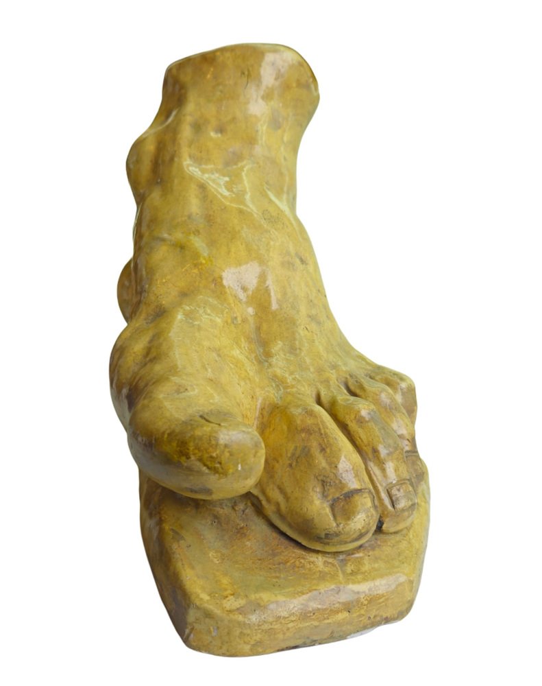 Plaster Foot Sculpture, 1920s for sale at Pamono