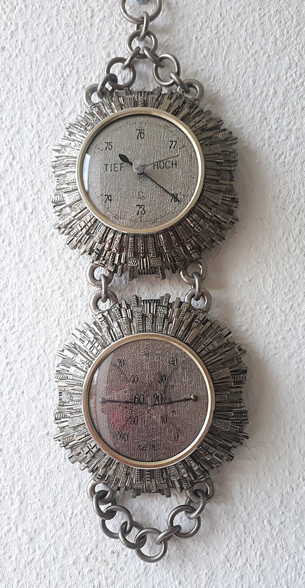 Vintage Weather Station Thermometer, 1960s for sale at Pamono