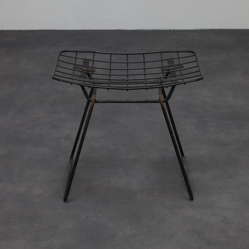 Metal Wire Stool by Cees Braakman for Pastoe, 1960s for sale at Pamono
