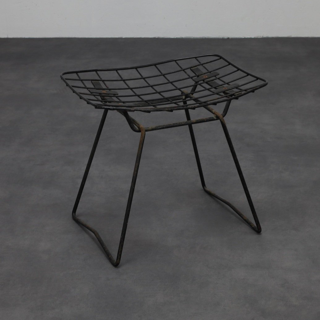 Metal Wire Stool by Cees Braakman for Pastoe, 1960s for sale at Pamono