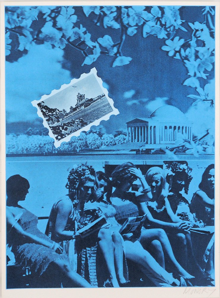 Jacques Monory, Washington Sun, Original Signed Screenprint for sale at ...