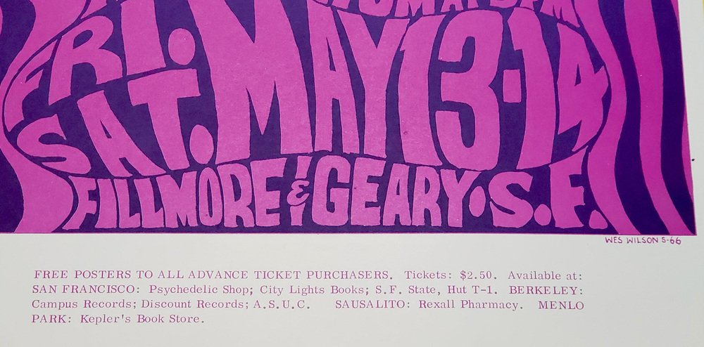 Wes Wilson, New Generation, Lithograph, 1966 for sale at Pamono