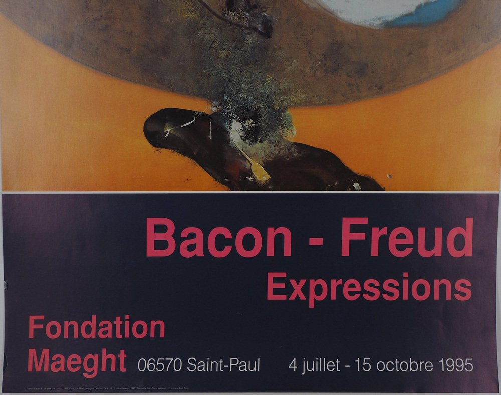 Francis Bacon, Bullfighting Study, Original Poster for sale at Pamono