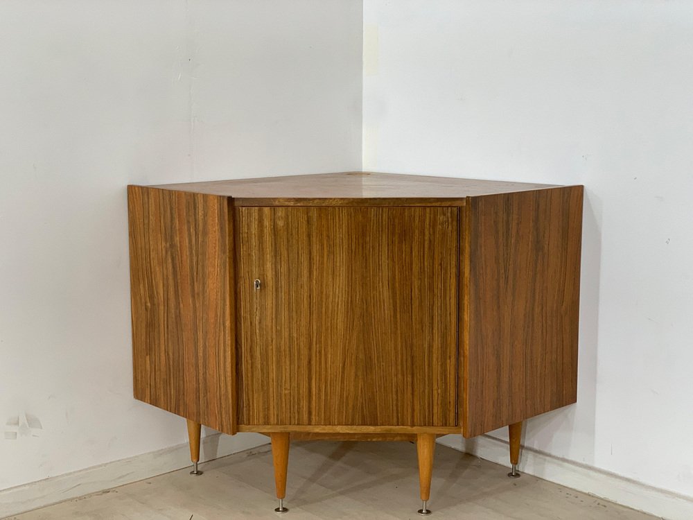Vintage German Corner Dresser, 1960s for sale at Pamono